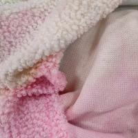 China Tie Dye Sherpa Fleece Fabric 280 Gsm 100% Polyester Colorful For Hoodie for sale