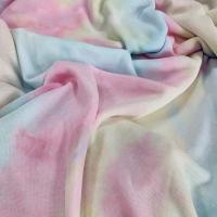 China Tie Dye Sherpa Fleece Fabric 280 Gsm 100% Polyester Colorful For Hoodie for sale