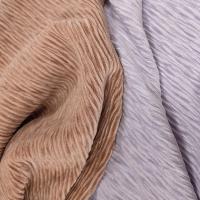 China 245 Gsm Super Soft Crushed Knit Velour Fabric For Jacked for sale
