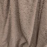 China Plush Throw Dyed Sherpa Fleece Single Sided Fabric Embossed for sale