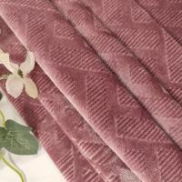 China Brushed Korean Velvet Fabric 0.5mm Pile Height Polyester for sale