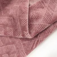 China Brushed Korean Velvet Fabric 0.5mm Pile Height Polyester for sale
