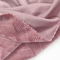 China Brushed Korean Velvet Fabric 0.5mm Pile Height Polyester for sale