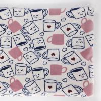 China Polyester Spandex Soft Velour Fabric Digital Cartoon Print For Garment Dress for sale
