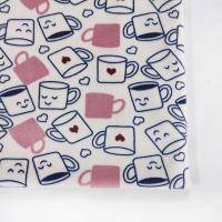 China Polyester Spandex Soft Velour Fabric Digital Cartoon Print For Garment Dress for sale