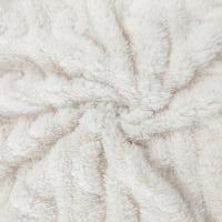 China White Blanket Plush Shu Velveteen Fabric 270 GSM Soft Sherpa For Winter Pajamas for sale