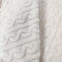 China White Blanket Plush Shu Velveteen Fabric 270 GSM Soft Sherpa For Winter Pajamas for sale