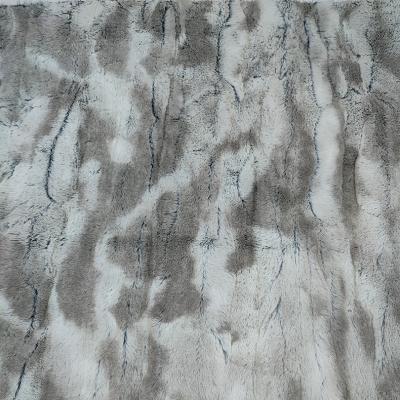 China 380GSM Blanket Faux Fur Fabric 100% Polyester Pv Fleece for sale