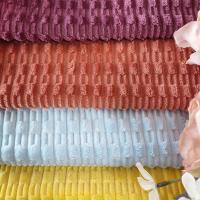 China 240GSM Flannel Fleece Jacquard Fabric Polyester Sleepwear Pillow for sale