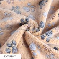 China Soft Fabric Textile Raw Material 100 Polyester Double Sided Flannel for sale