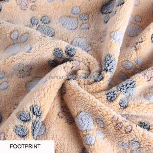 China Soft Fabric Textile Raw Material 100 Polyester Double Sided Flannel for sale