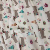 China Soft Anti Pilling Polar Fleece Fabric Custom Pattern 100D Printed For Garment for sale
