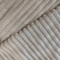 China Various Colors Strip Flannel Fleece Fabric 160cm In Double Side For Sleepwear for sale
