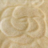 China Ployester 150D Flannel Fleece Fabric Cut Pile 340GSM for sale