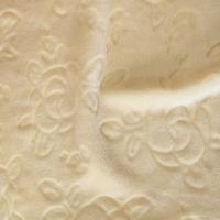 China Ployester 150D Flannel Fleece Fabric Cut Pile 340GSM for sale