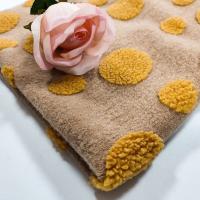 China High Durable Printed Sherpa Fleece Fabric Solid 58 / 60 Inches Width for sale