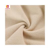 China 100% Polyester Micro Knitted Fleece Fabric Soft Anti Static 250GSM for sale