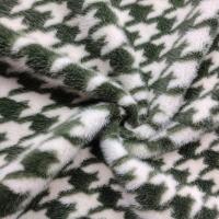 China Custom Pattern Faux Fur Soft And Fluffy Fabric 58 / 60 Inches Anti Static for sale