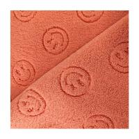 China Soft Comfortable Sherpa Fleece Printed Fabric 150D MOQ 1000 Kilograms 450gsm for sale