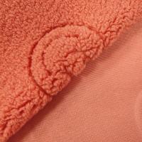 China Soft Comfortable Sherpa Fleece Printed Fabric 150D MOQ 1000 Kilograms 450gsm for sale