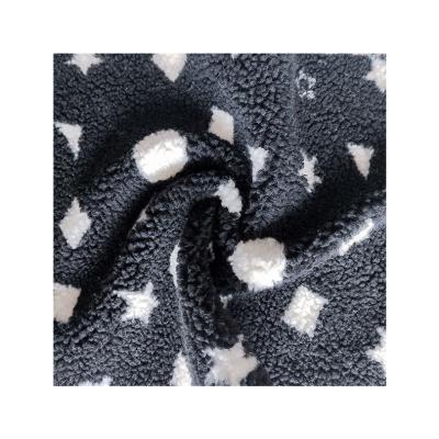 China Knitted Polar Fleece Fabric Soft Comfortable 100% Polyester for sale