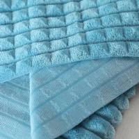 China Jacquard Sheared Flannel Fleece Fabric Single Side Solid Color For Pillowslips Sofa Cover for sale