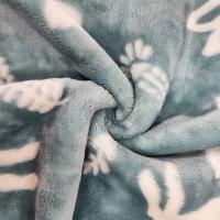 China Double Side Printed Flannel Fleece Fabric 100% Polyester Winter for sale