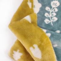China Double Side Printed Flannel Fleece Fabric 100% Polyester Winter for sale