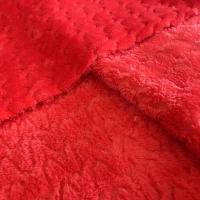 China 340gsm 100 Polyester Fleece Fabric Bedding Blanket Shoes for sale
