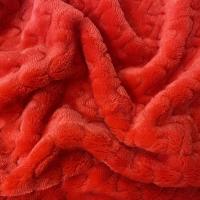 China 340gsm 100 Polyester Fleece Fabric Bedding Blanket Shoes for sale