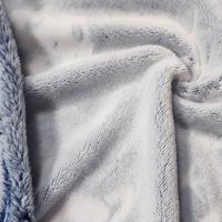 China 100% Polyester Flannel Fleece Fabric 150D 350gsm For Bedding Warm Blanket for sale