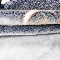 China 100% Polyester Flannel Fleece Fabric 150D 350gsm For Bedding Warm Blanket for sale