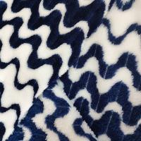 China Cationic Jacquard Flannel Fleece Fabric 260gsm For Warm Blanket Home Textile Garment for sale