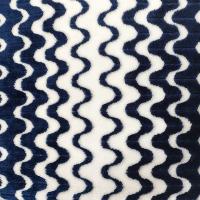 China Cationic Jacquard Flannel Fleece Fabric 260gsm For Warm Blanket Home Textile Garment for sale