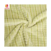 China Cationic Sheared Flannel Fleece Fabric 280gsm 150D For Pajama Toy Blankets for sale