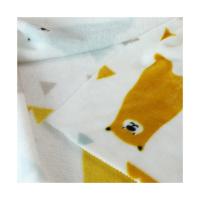 China Animal Pattern 150D Flannel Fleece Fabric For Kids for sale