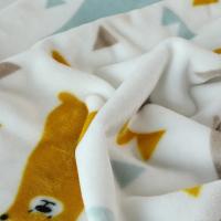 China Animal Pattern 150D Flannel Fleece Fabric For Kids for sale