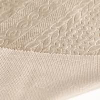 China Embossed Flannel Fleece Fabric Single Side 100% Polyester for sale