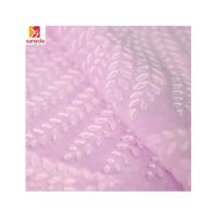 China Cationic Striped Sheared Flannel Fleece Fabric Double Side For Sleepwear Pajamas Women Clothes for sale