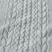 China Embossed Knitted  200gsm Soft Blanket Fabric 58'' 60