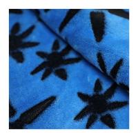 China Double Side Soft Flannel Fleece Fabric Printed Sheared For Bedding Blanket Sleepwear for sale