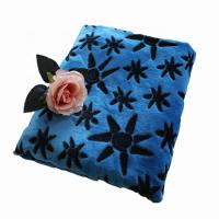 China Double Side Soft Flannel Fleece Fabric Printed Sheared For Bedding Blanket Sleepwear for sale