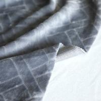 China 58'' 60'' Blue Fleece Fabric 150D For Blanket Sleepwear for sale