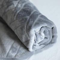 China 58'' 60'' Blue Fleece Fabric 150D For Blanket Sleepwear for sale