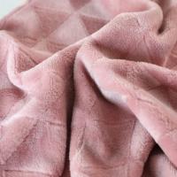China Brushed Soft Flannel Fleece Fabric 280gsm For Pajama Set for sale