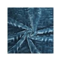 China Bedding Pillowslip Blanket Fleece Fabric Brushed Geometric for sale