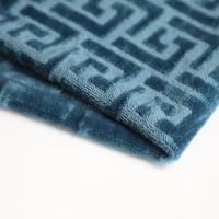 China Bedding Pillowslip Blanket Fleece Fabric Brushed Geometric for sale