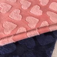China 288F 150D 100 Polyester Fleece Fabric 280gsm For Upholstery Pillowslip for sale
