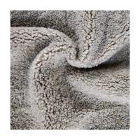 China 58'' 60'' 360gsm 100 Polyester Sherpa Fleece For Upholstery Carpet for sale