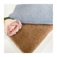 China 390gsm Polyester Sherpa Fleece Fabric for sale